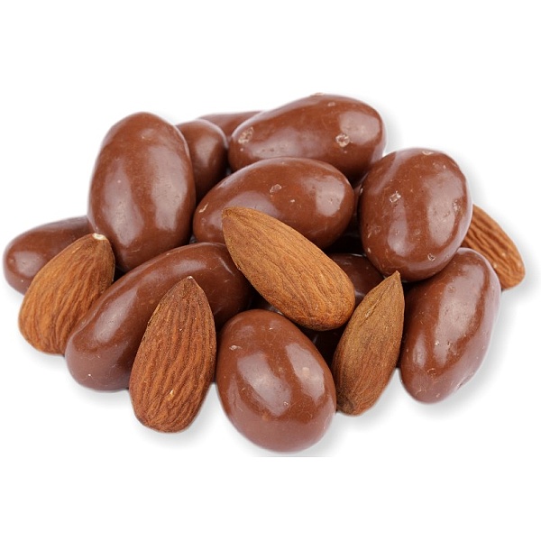 Mandle v mliečnej čokoláde 250 g - mojaparty.sk