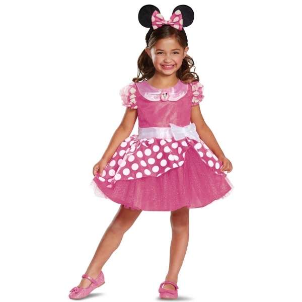 Kostým detský Minnie Mouse Deluxe - mojaparty.sk