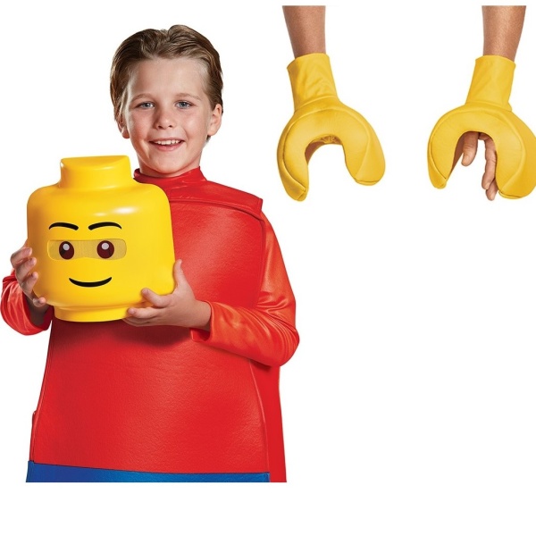 Kostým detský Lego panáčik veľ. 7-8 rokov (127-136 cm) - mojaparty.sk