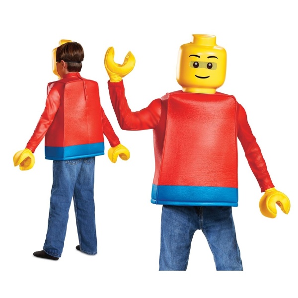 Kostým detský Lego panáčik veľ. 7-8 rokov (127-136 cm) - mojaparty.sk